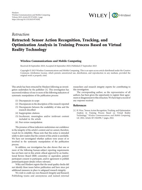 pdf retracted sensor action recognition tracking and optimization analysis in training