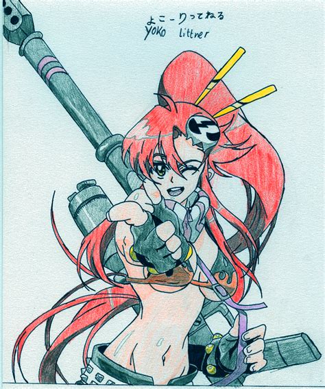 Yoko Littner Gurren Lagann By BlackLeatheredOokami On DeviantArt