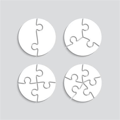 Conjunto De Grades De Quebra Cabe As Circulares Detalhes Do Quebra