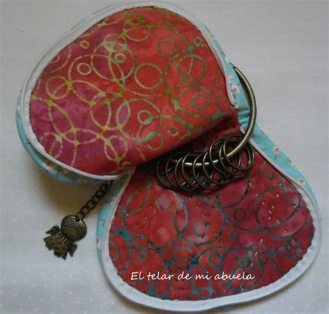 El Telar De Mi Abuela MONEDEROS Y LLAVEROS CON ANILLAS Coin Purse
