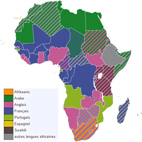 Carte Linguistique De L Afrique