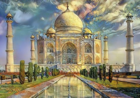 Puzzle Arte da Cidade dos Sonhos Taj Mahal 1 000 peças Puzzle Mania pt