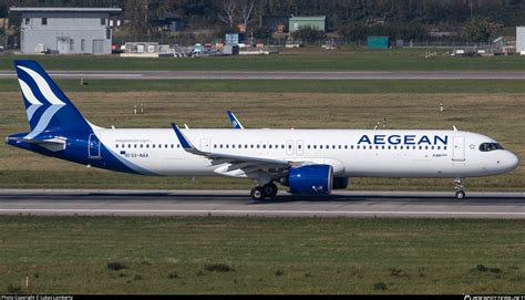SX NAA Aegean Airlines Airbus A321 271NX Photo By Lukas Lamberty ID