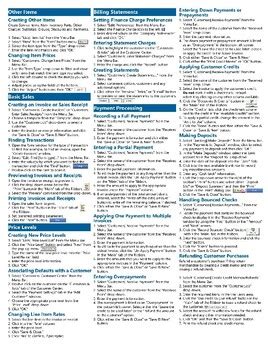 Quickbooks Desktop Pro Quick Reference Training Guide By Teachucomp