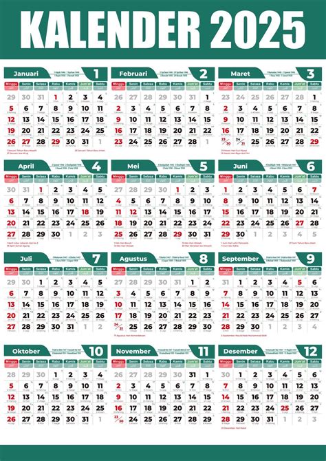 Calendar Indonesia With Javanese And Hijri Dates Calendar