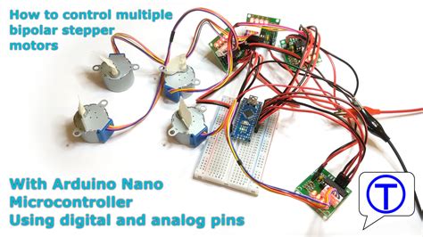 How To Control Multiple Bipolar Stepper Motors Simultaneously Using An