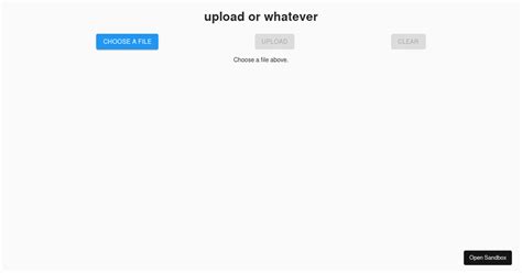 React Csv Upload Codesandbox