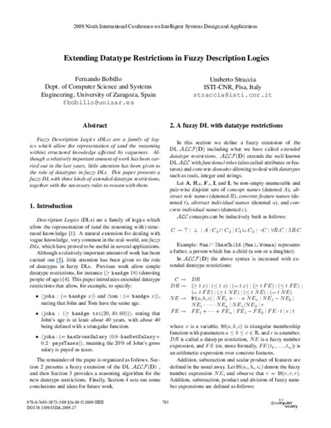 pdf extending datatype restrictions in fuzzy description logics fernando bobillo