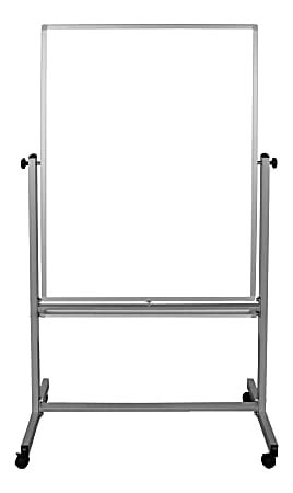 Luxor Double Sided Mobile Magnetic Dry Erase Whiteboard X