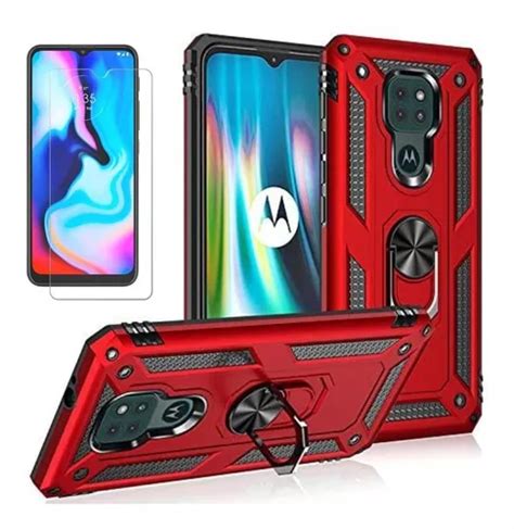 Mica Funda Rudo Con Anillo Para Moto E Plus G Play Meses Sin