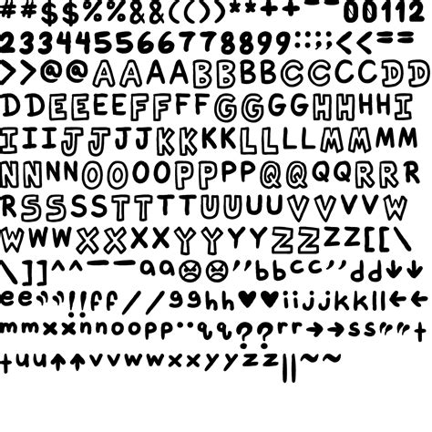 Alphabet Drawing Base Funkin Friday Night