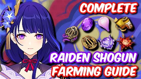 How To Farm Raiden Shogun Artifact Easily Youtube