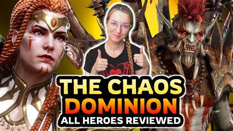 The Chaos Dominion ALL 13 Heroes Reviewed Watcher Of Realms YouTube