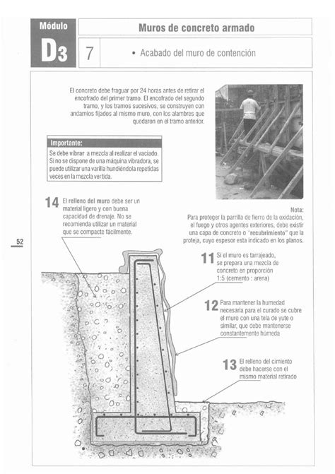 Proceso Constructivo De Muro De Contencion Francisco Melendez