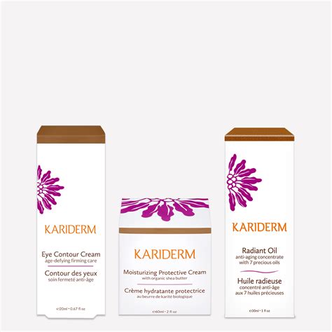 Trio Hydratation Intense Visage Kariderm Soins Corporels Base De