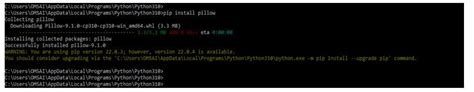 python pillow install overview how to install python pillow