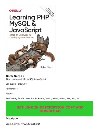 get [pdf] learning php mysql and javascript