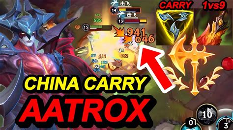 Wild Rift China Aatrox Jungle China New Season Rank Gameplay Build