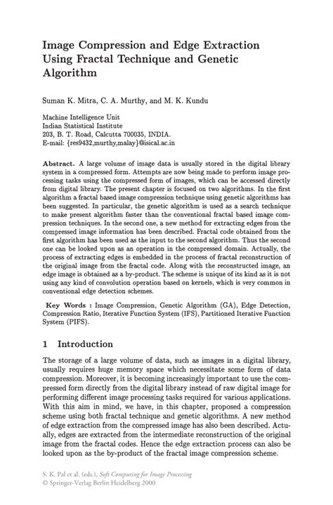 pdf fractal based image edge extraction