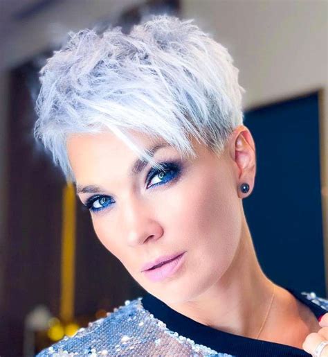 Frisuren Kurz Und Grau