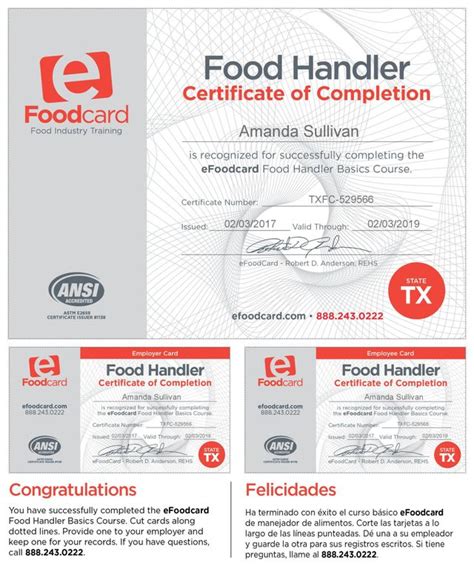Basic Food Safety Certificate