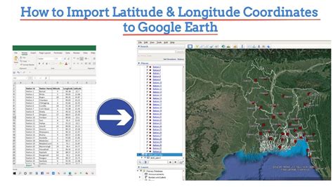 Import Latitude Longitude Coordinates To Google Earth From Csv Excel