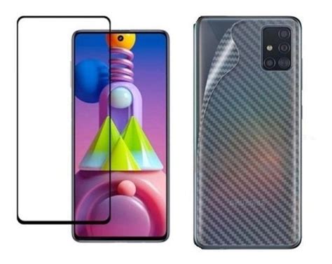 Pelicula Vidro 3D E Gel Fibra Traseira Galaxy M51 M515 6 67 Jodda