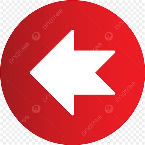 Vector Icono De La Flecha Hacia La Izquierda PNG Flecha Antecedentes