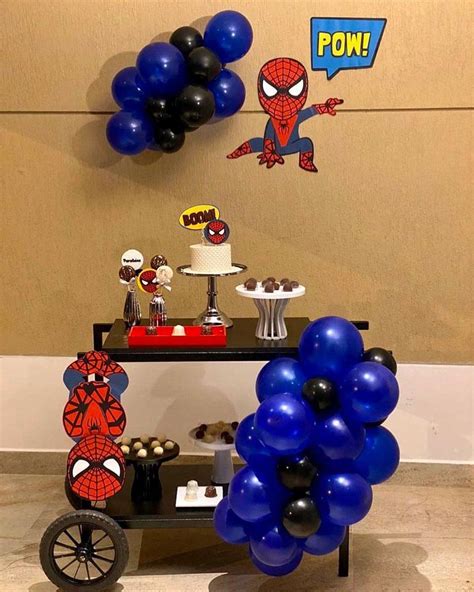 32 ideias de decoração festa infantil homem aranha Artofit