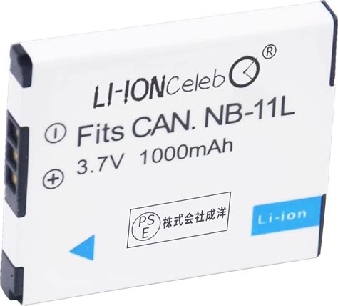 Amazon Li ion Celeb Canon キヤノン NB 11L 互換対応機種カメラ 大容量交換バッテリー3 7V