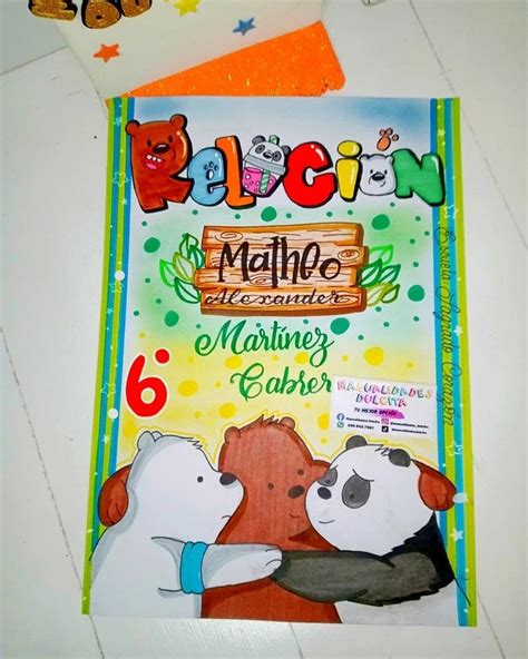 Osos escandalosos carátula Cuadernos creativos Formas de marcar