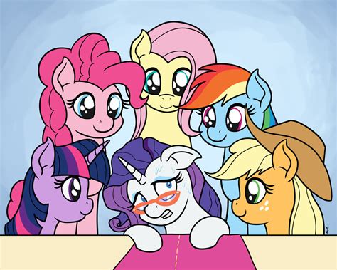 2246580 Safe Artist Mkogwheel Applejack Fluttershy Pinkie Pie