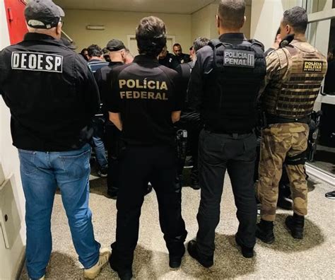 Megaoperação da PF cumpre mais de 100 mandados de prisão contra chefes