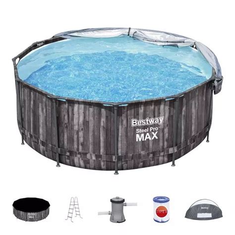 Basen ogrodowy stelażowy Bestway zestaw 366x122cm Bestway Sklep