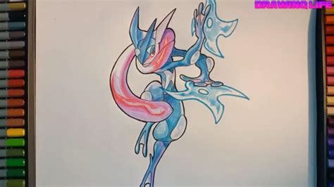 Hướng dẫn cách vẽ pokemon ash greninja đơn giản và đẹp mắt nhất