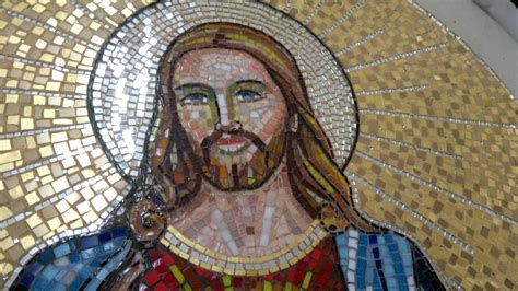 Mosaico Sacro Gesù Divino Amore