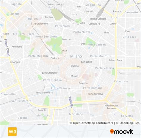 Linea M3 Orari Fermate E Mappe Comasina Aggiornato
