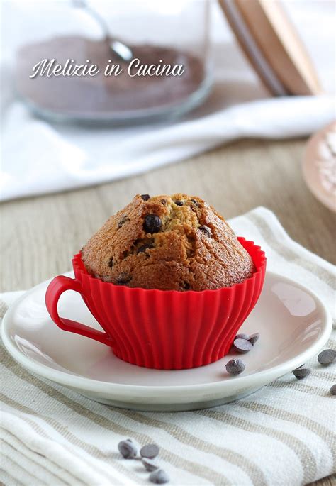 Muffin al caffè e gocce di cioccolata Melizie in Cucina Ricetta