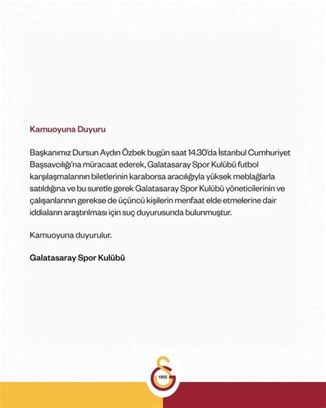Galatasaray Başkanı Dursun Özbek İstanbul Başsavcısı Şaban Yılmazı