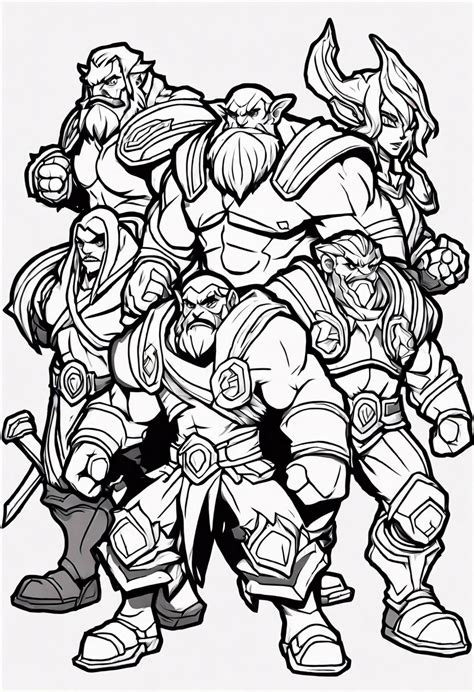 1 League Of Legends Coloring Pages ColorBliss Art