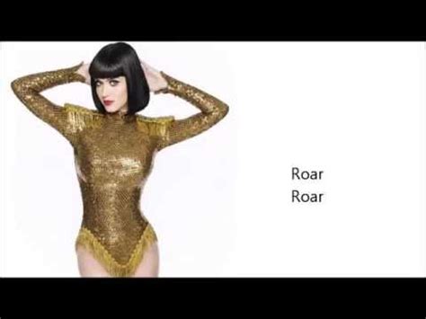 Katy Perry Roar Karaoke Piano Instrumental With Lyrics Youtube