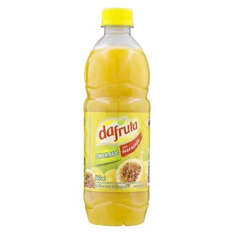 Suco Concentrado de Maracujá Dafruta Garrafa 500ml BIG BOX 402 403