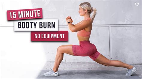 15 MIN BOOTY BURN WORKOUT Target Your Glutes No Equipment HIIT IT