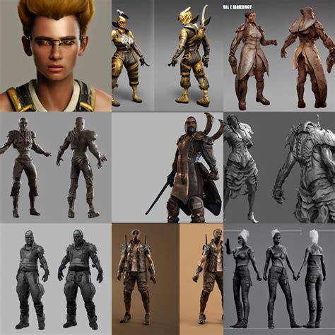 Unreal Engine 5 Character Render Stable Diffusion