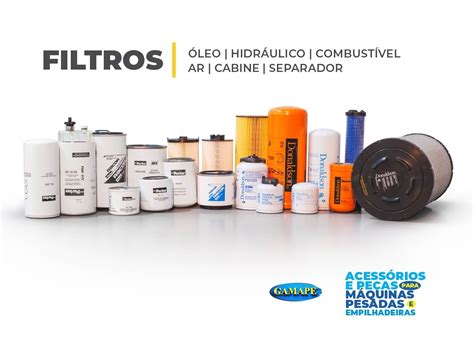 FILTROS Produtos Gamape Peças para Máquinas Pesadas e Empilhadeiras
