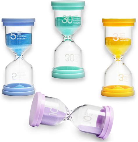 Sanduhr Timer Küchentimer GlasTimer Sanduhren Set für Kinder