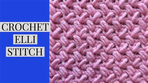 Crochet ELLI Stitch ZIGZAG Tutorial Beginner Level YouTube