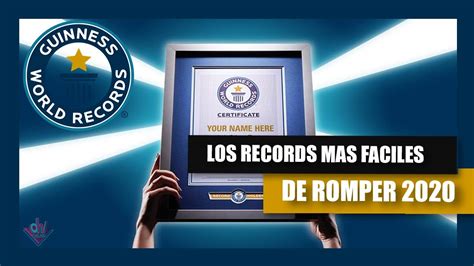 Te muestro los récords mas fáciles de romper para aparecer en libro