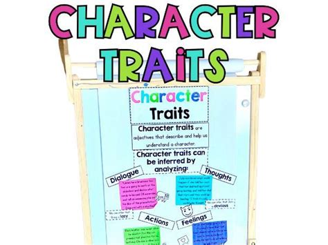 Character Traits Anchor Chart Mandy Neal