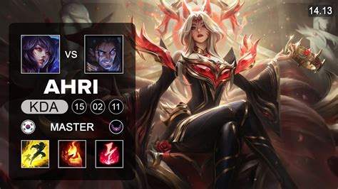 Ahri Vs Sylas Mid Kr Master Patch Season Youtube